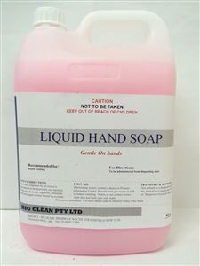 Bigclean Liquid Hand Soap Pink- Antibacterial 5l - Big Clean
