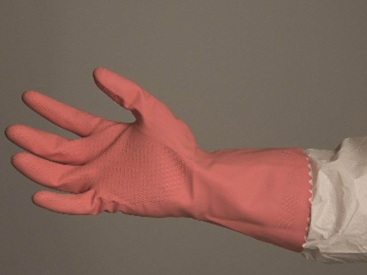 Bastion Silverlined Rub Glove Pink